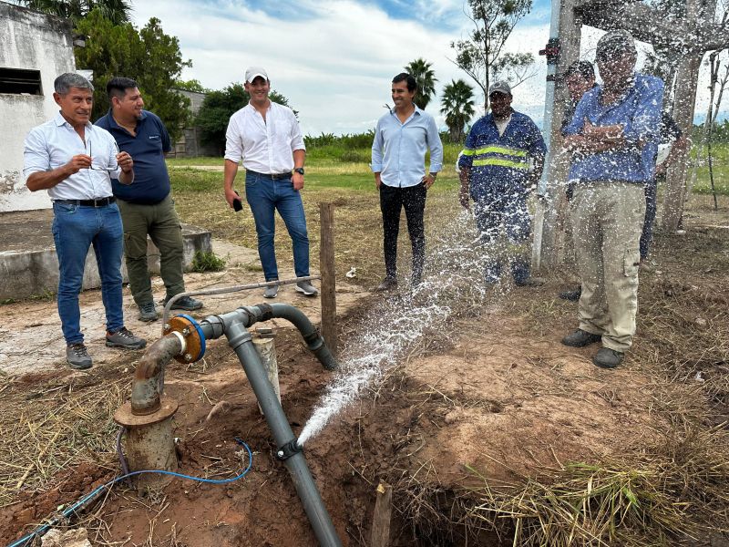 Aguas del Norte habilitó dos pozos de agua potable en Colonia Santa ...